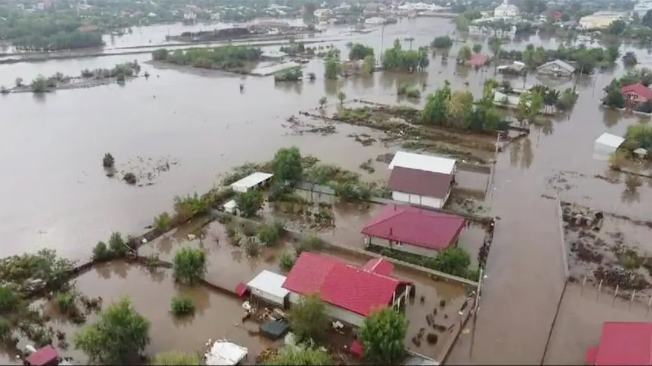 Hochwasser-Katastrophe nach Sturm Boris in Niederösterreich
