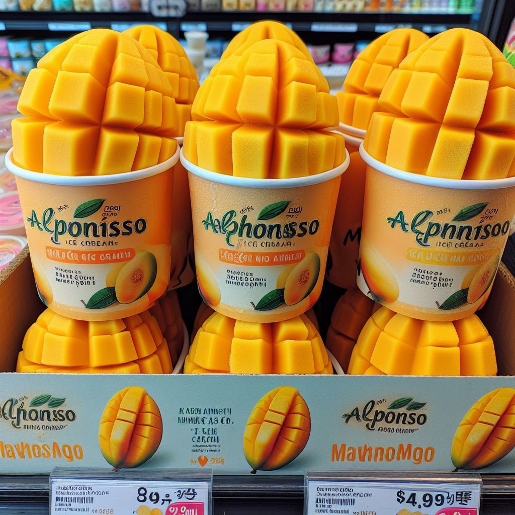 Eis in Mango-Form geht auf TikTok viral und ist in asiatischen Märkten ...
