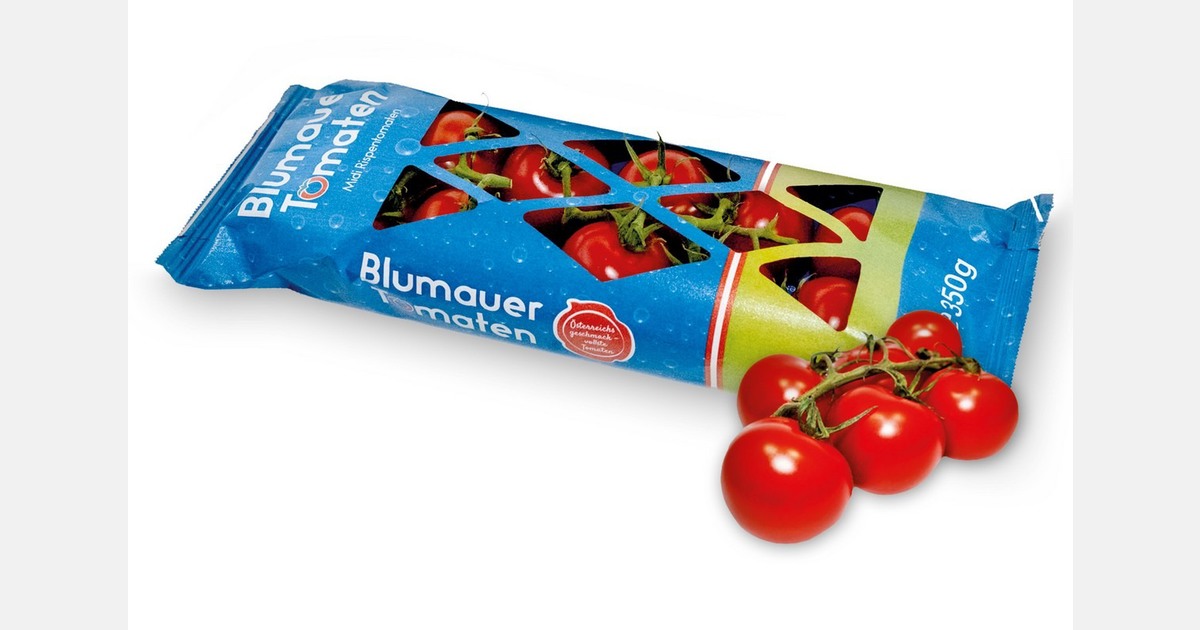 Papierschlauchbeutel für Blumauer Tomaten zum dritten Mal ausgezeichnet