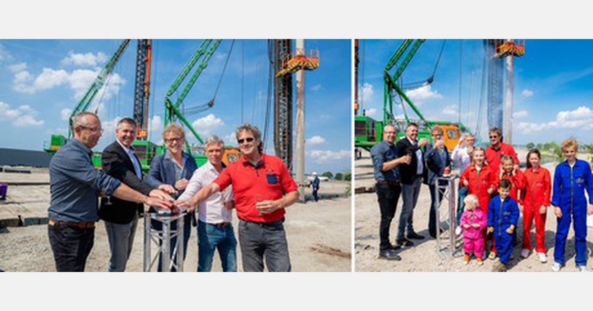 Erster Pfahl für neues Gebäude der Kooperative DOOR geschlagen